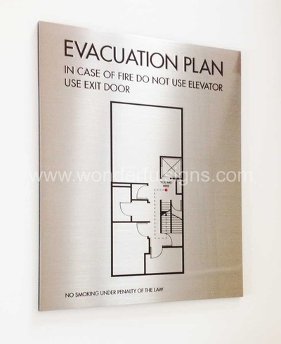 Evacuation Signs for Elevators - Wonderful Signs New York ...