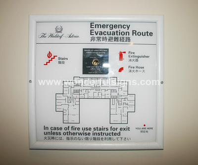 Evacuation Signs for Elevators - Wonderful Signs New York ...