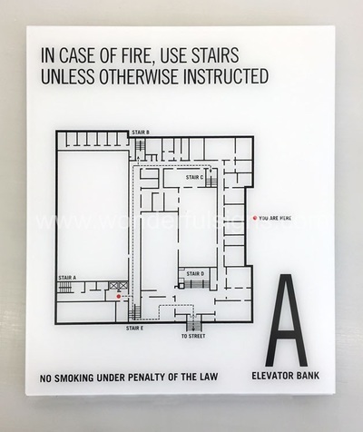 Evacuation Signs for Elevators - Wonderful Signs New York ...